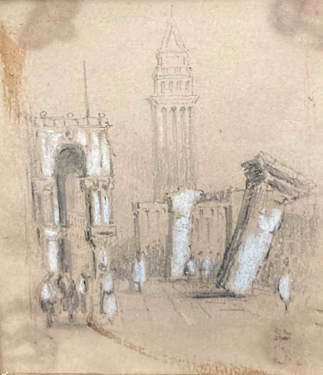 Francesco Guardi | A busy moonlit Venetian river scene | MutualArt