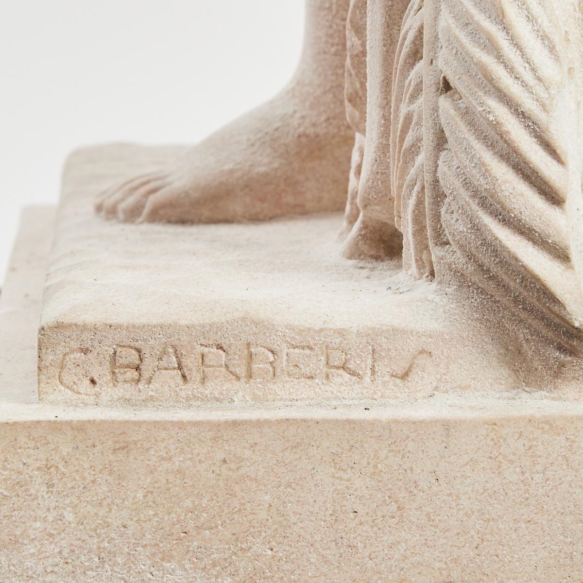 Charles-Georges Barberis | Young Lady With Gazelle (1936) | MutualArt