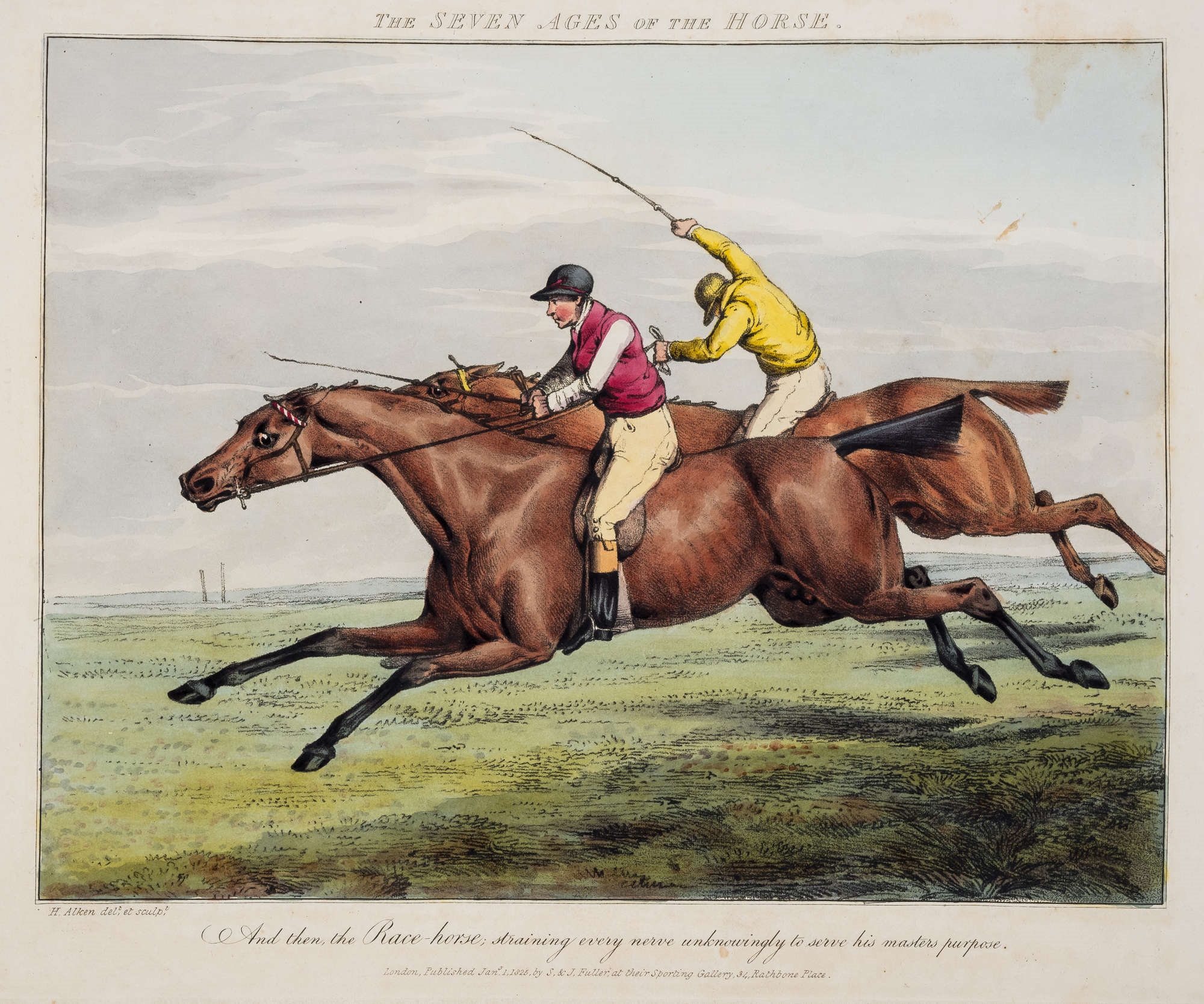 Henry Thomas Alken | The Seven Ages of the Horse (1825) | MutualArt