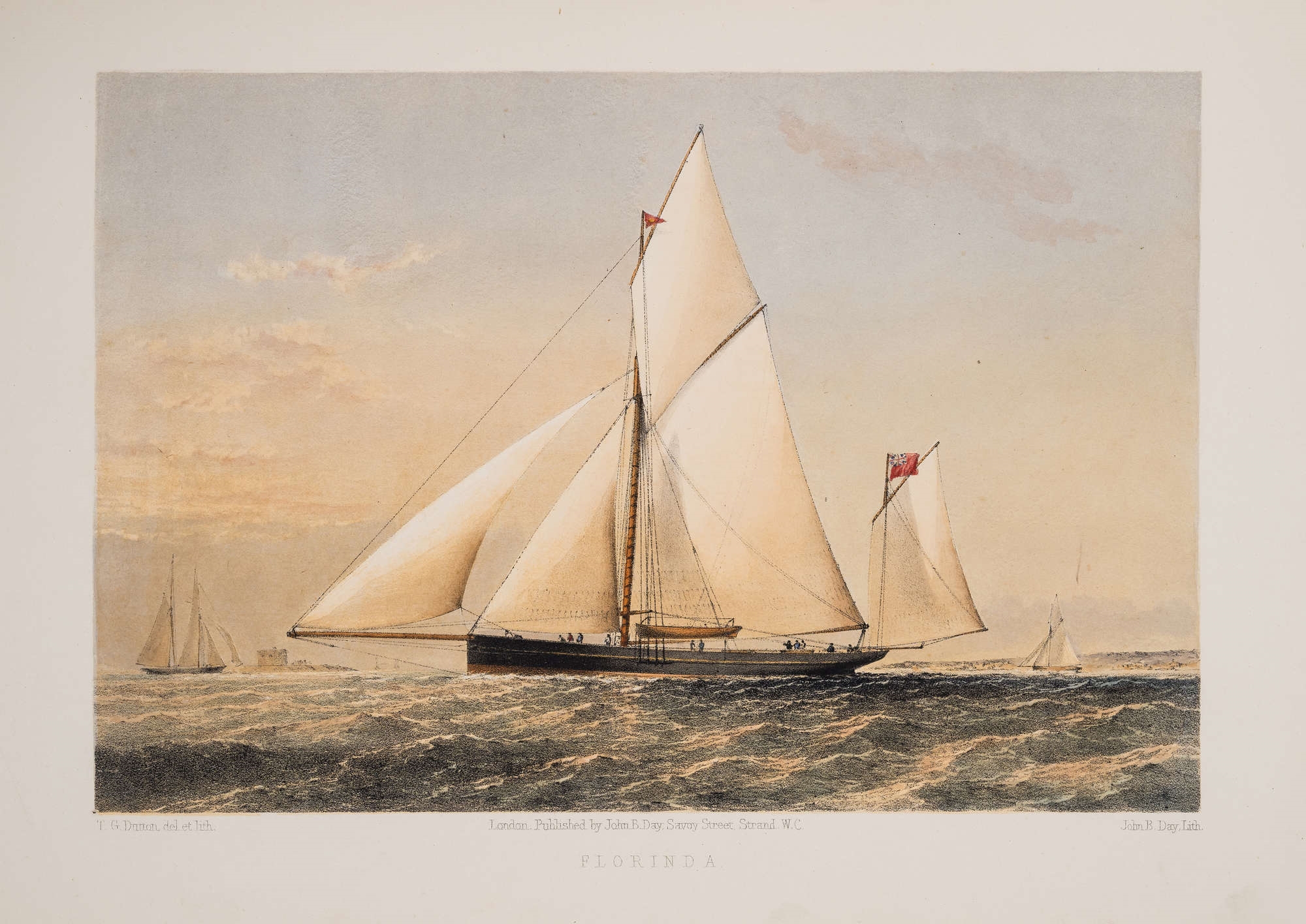 Thomas Goldsworth Dutton | Yachting: A Series of Twelve Celebrated ...