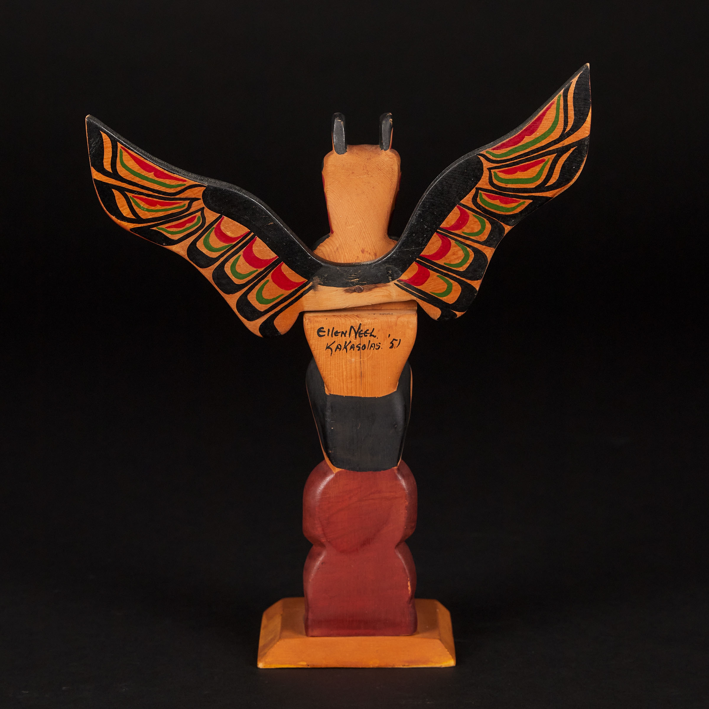 Ellen Neel | JASPER PARK MODEL TOTEM POLE, 1951 (1951) | MutualArt