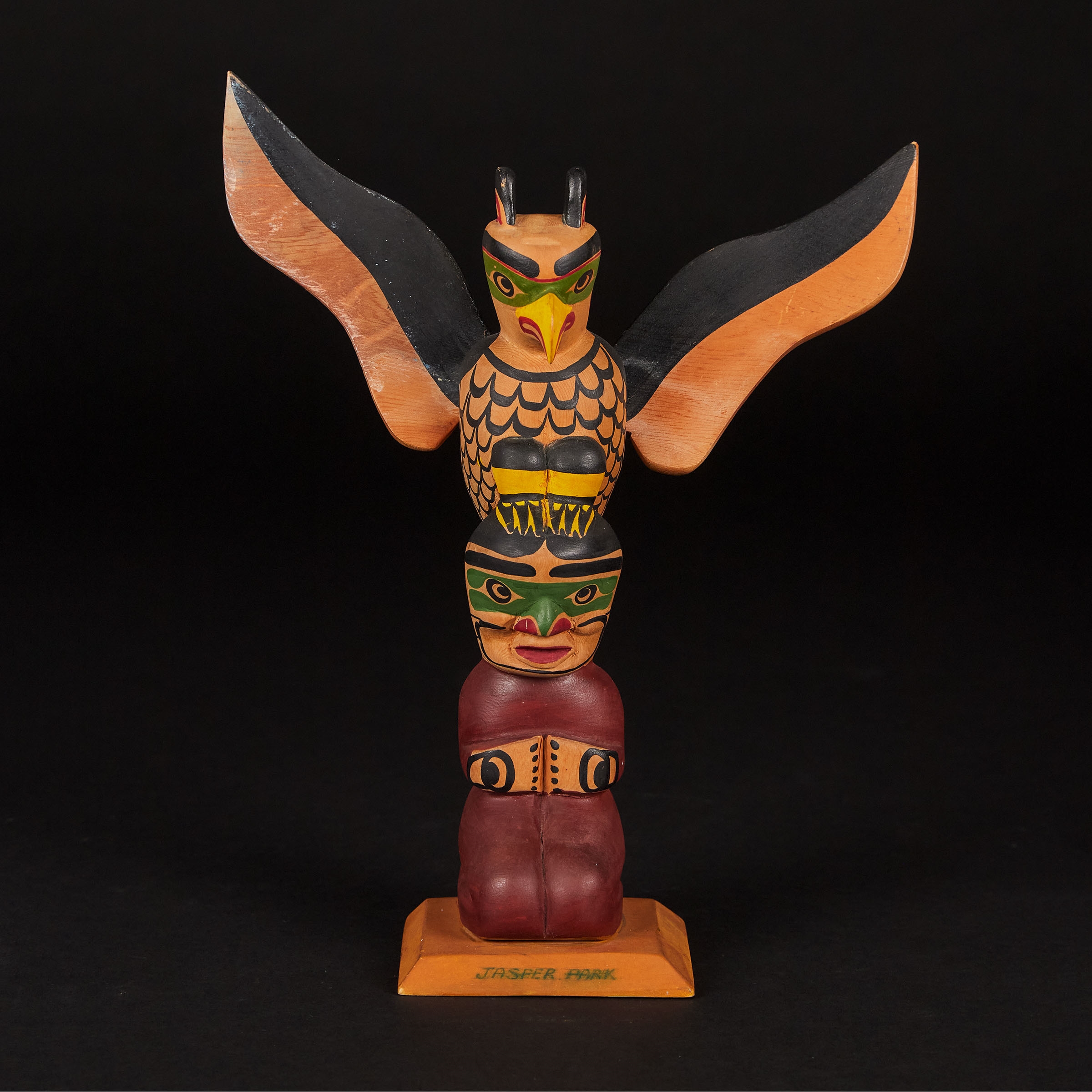 Ellen Neel | JASPER PARK MODEL TOTEM POLE, 1951 (1951) | MutualArt