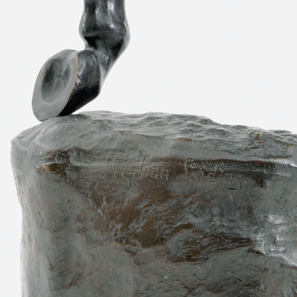 Stephan Abel Sinding | A Spear-throwing Amazon (1900) | MutualArt