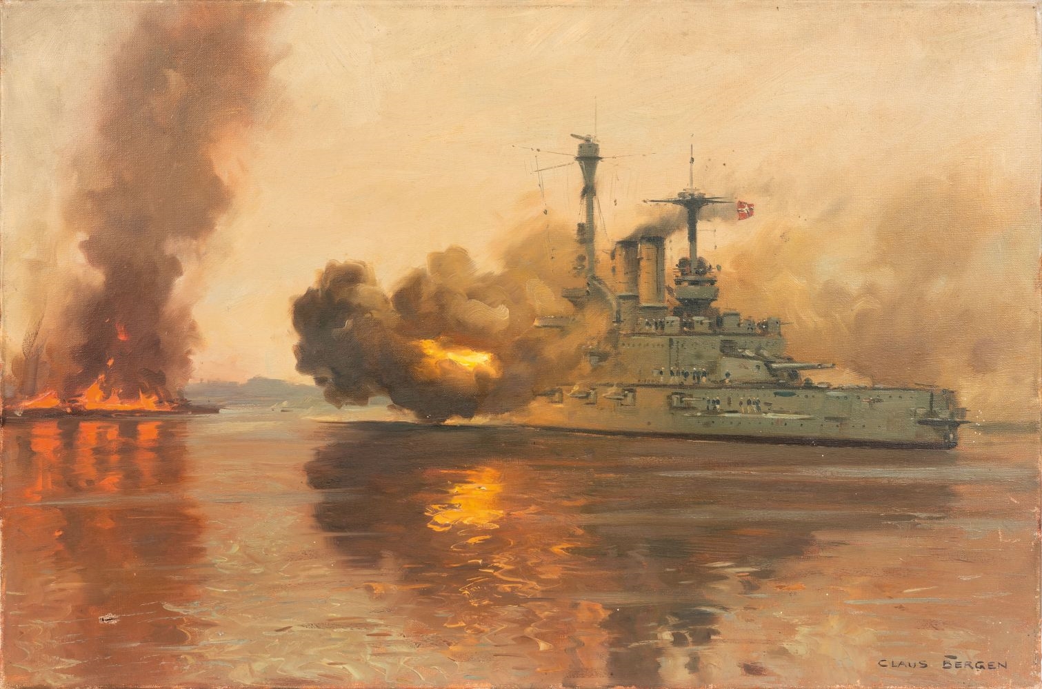 Claus Bergen | Shooting the Westerplatte | MutualArt