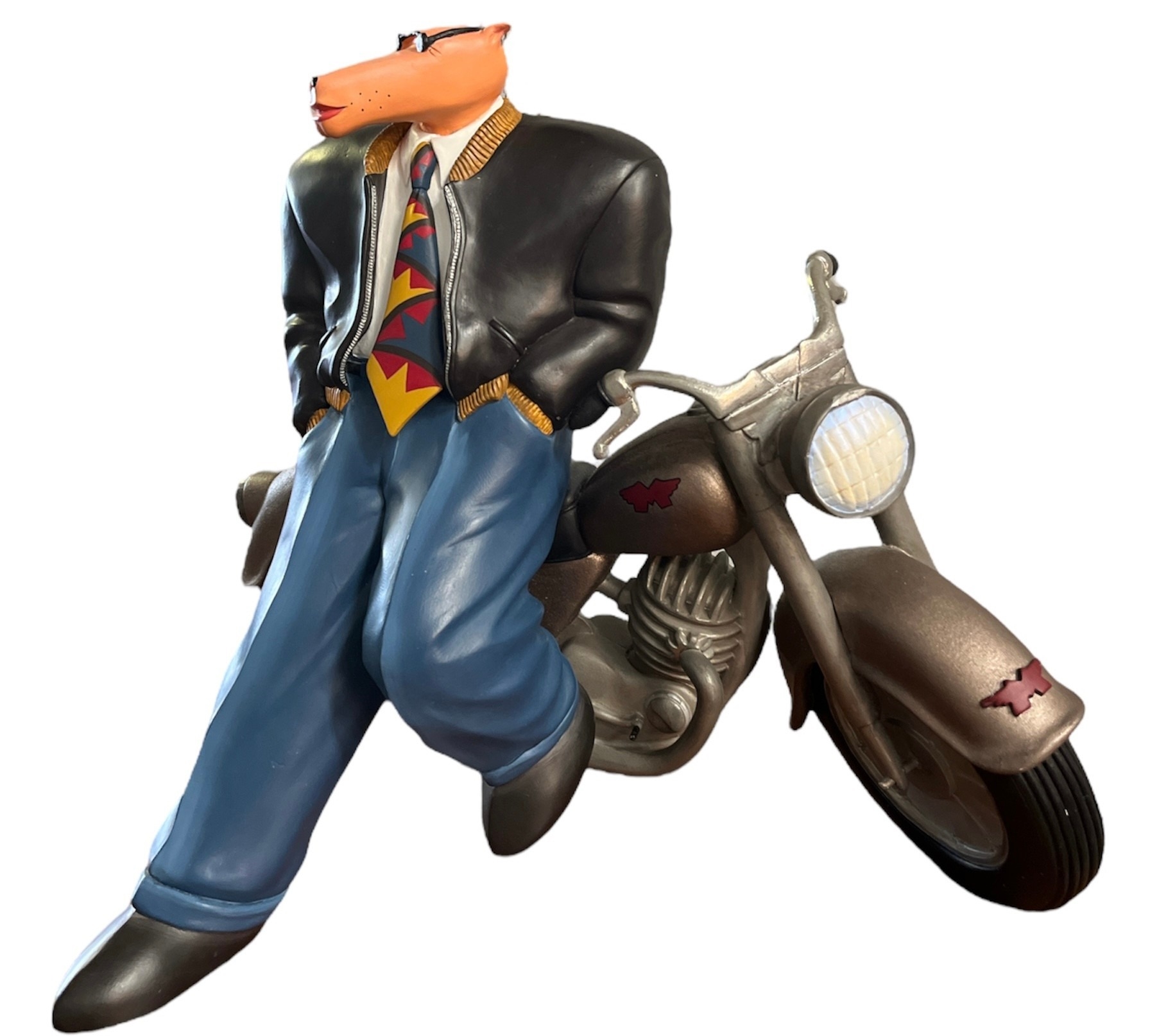 Markus Pierson | Coyote and His Motorcycle (1993) | MutualArt