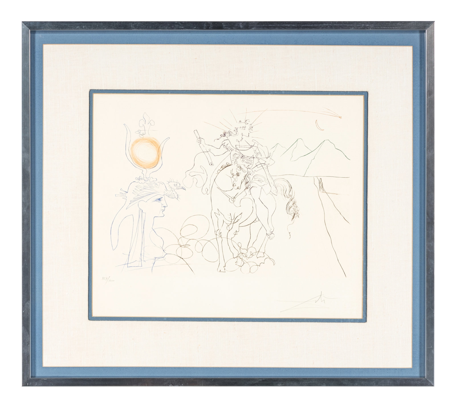 Salvador Dalí | Caesar and Cleopatra (Field 73-3-F) (from Les Amours ...