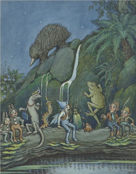 Ida Rentoul Outhwaite | The Echidna Performed | MutualArt