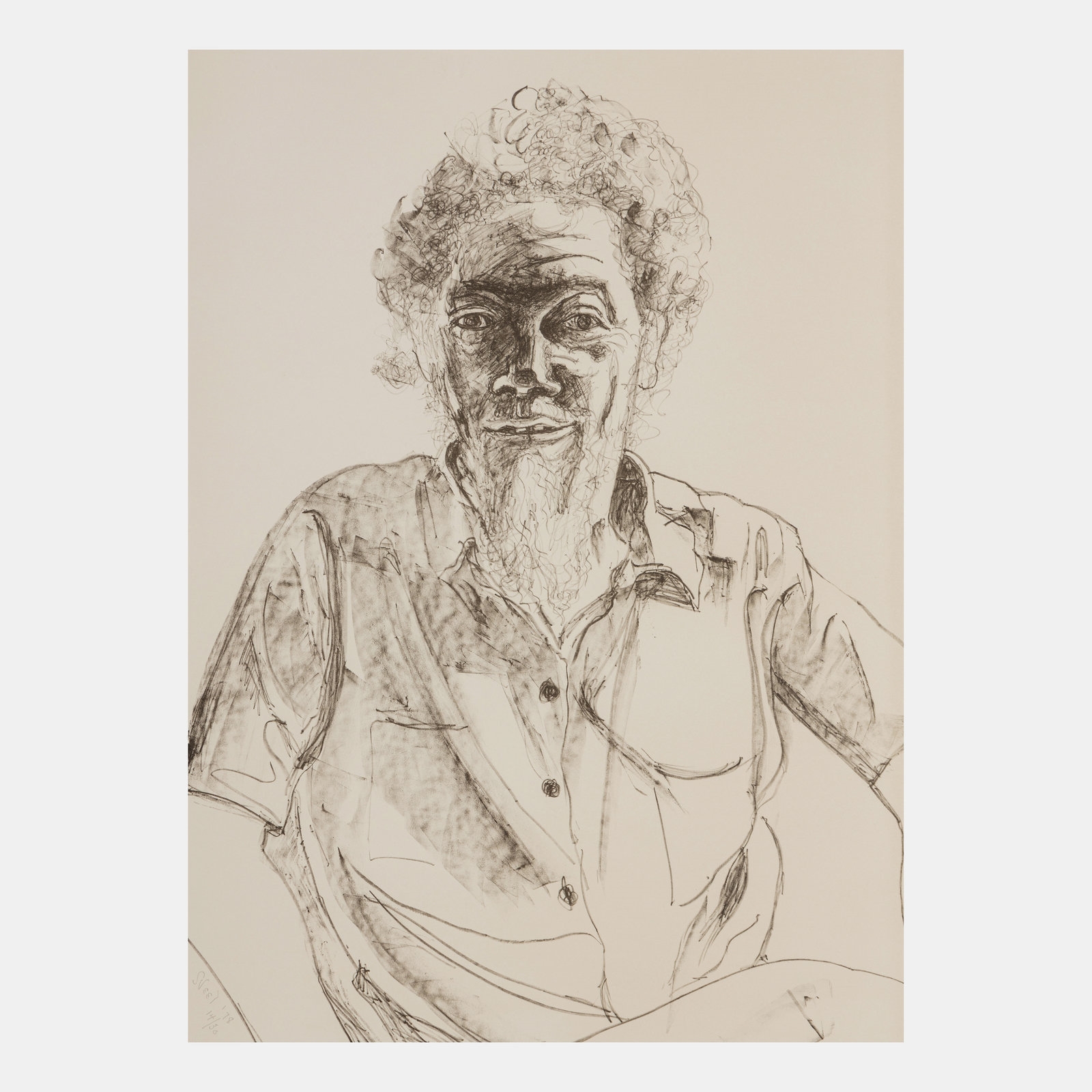 Alice Neel | Portrait of Stephen Swersie (1952) | MutualArt