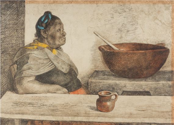 Francisco Zuñiga | La Fonda (1981) | MutualArt
