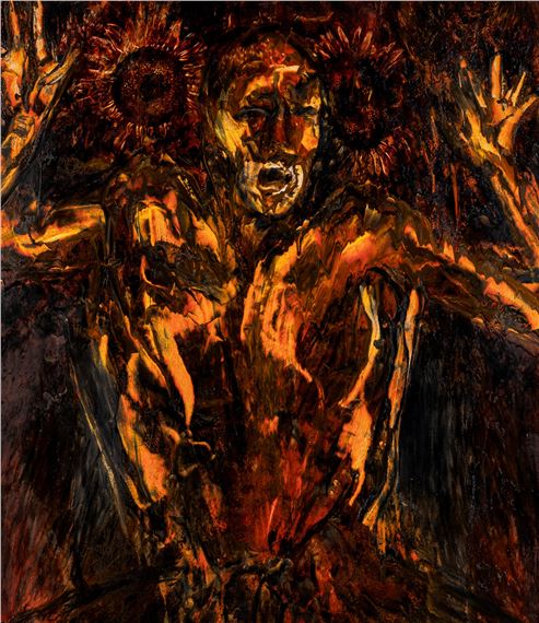 Arnaldo Roche-Rabell | Sunflowers (1989) | MutualArt