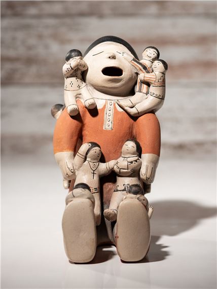 Helen Cordero | Storyteller with Eleven Children (1970) | MutualArt