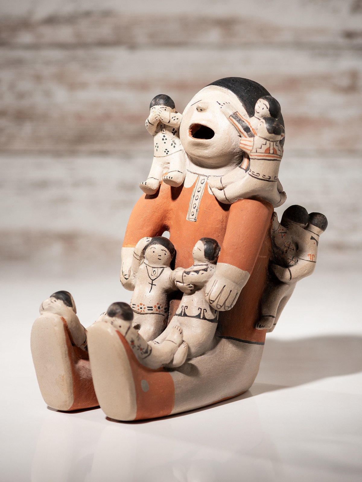 Helen Cordero | Storyteller with Eleven Children (1970) | MutualArt