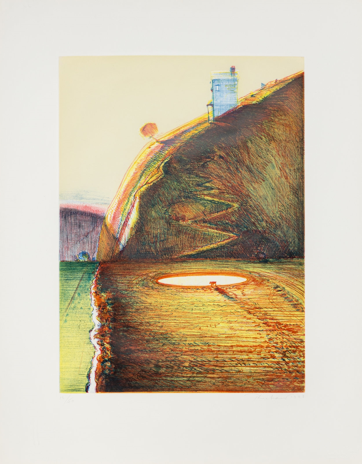 Wayne Thiebaud | Bakery case (1996) | MutualArt