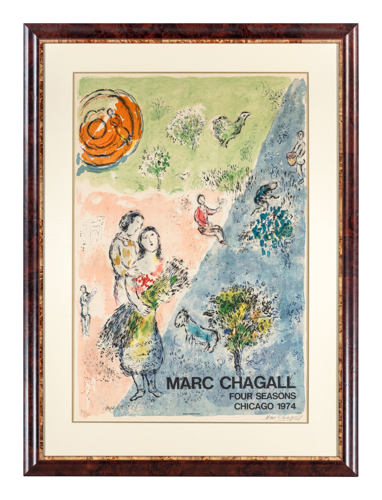 Marc Chagall | The Four Seasons (1974) | MutualArt