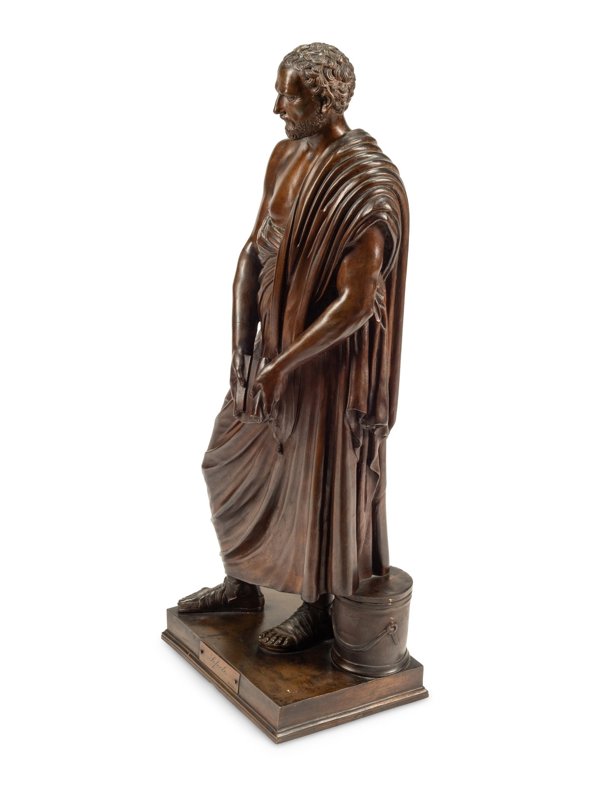 Italian School, 19th Century | An Italian Bronze Figure of Demosthenes ...