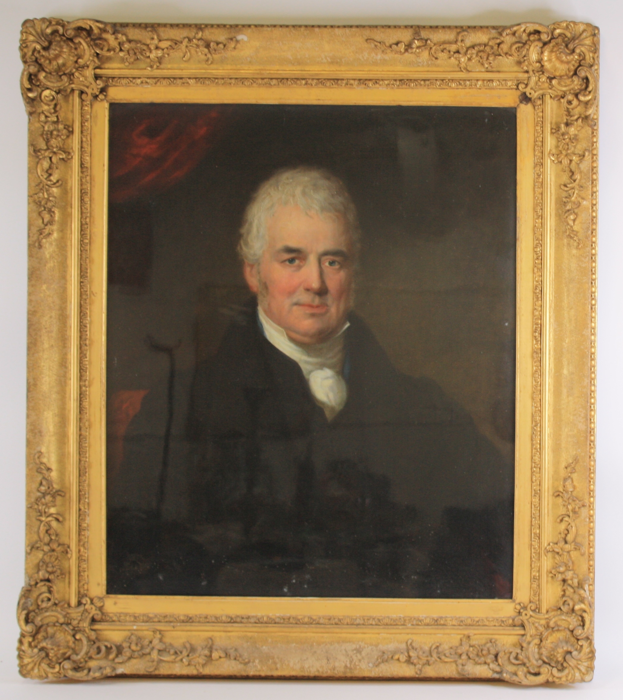 Solomon Cole | Half-length portrait of Joseph Stinton | MutualArt