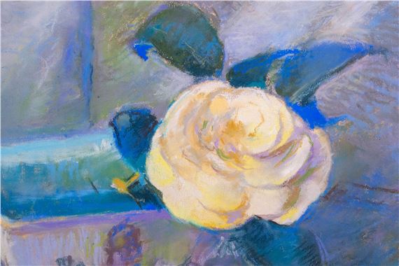 Laura Coombs Hills | STILL LIFE - WHITE CAMELLIA | MutualArt