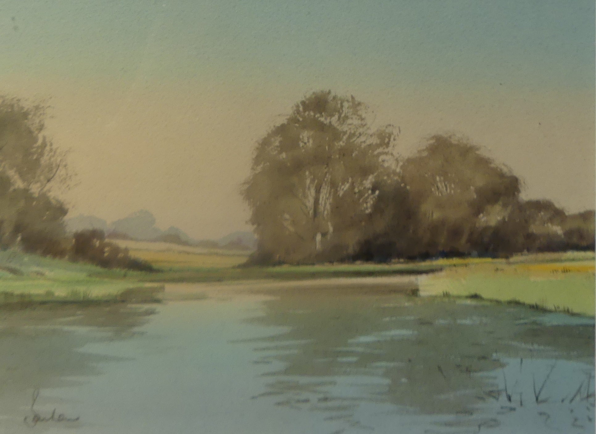 Jeremy Barlow | Norfolk river landscape scene | MutualArt