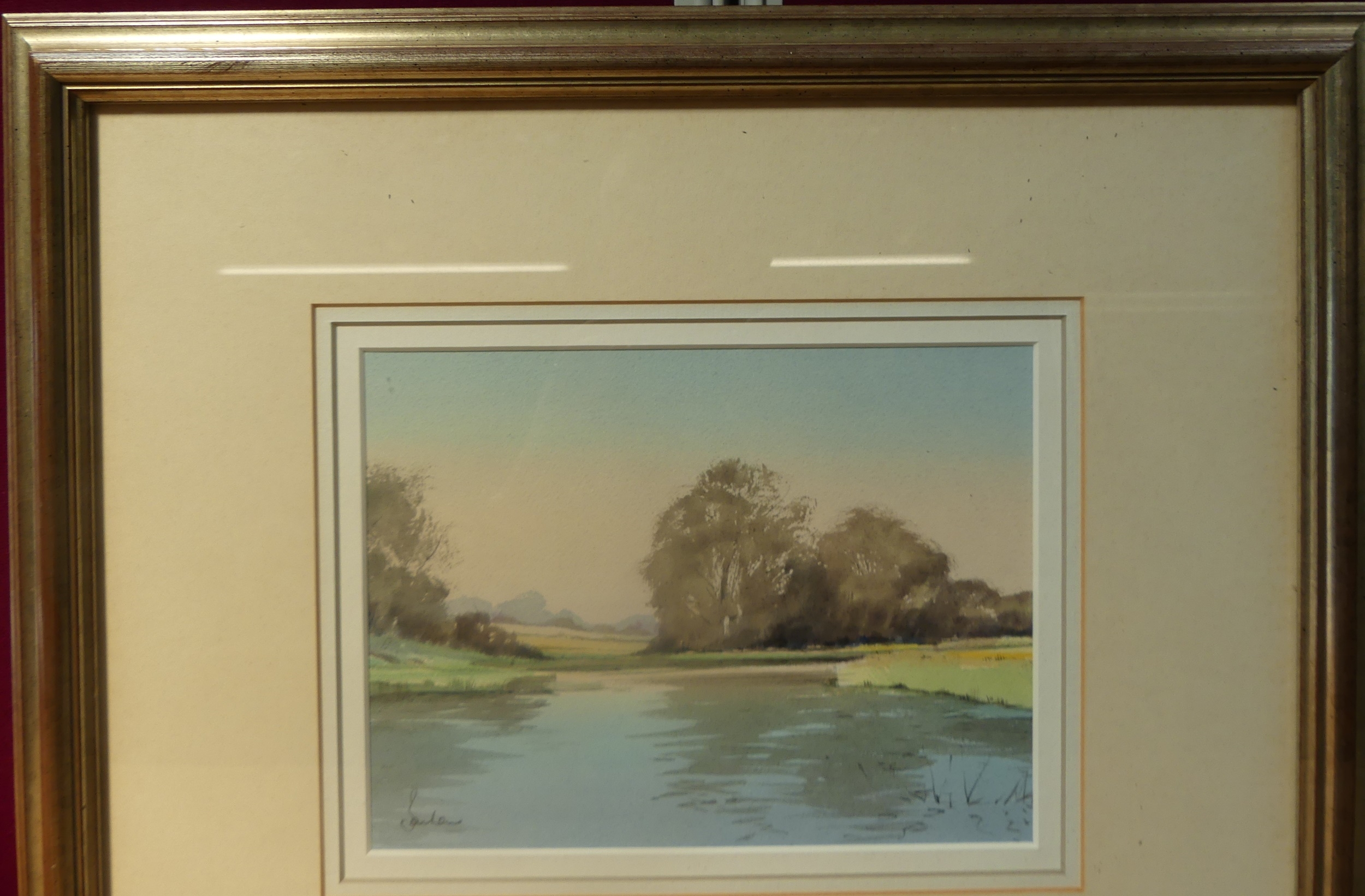 Jeremy Barlow | Norfolk river landscape scene | MutualArt
