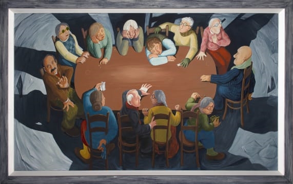Diek Grobler | The Last Supper, triptych | MutualArt