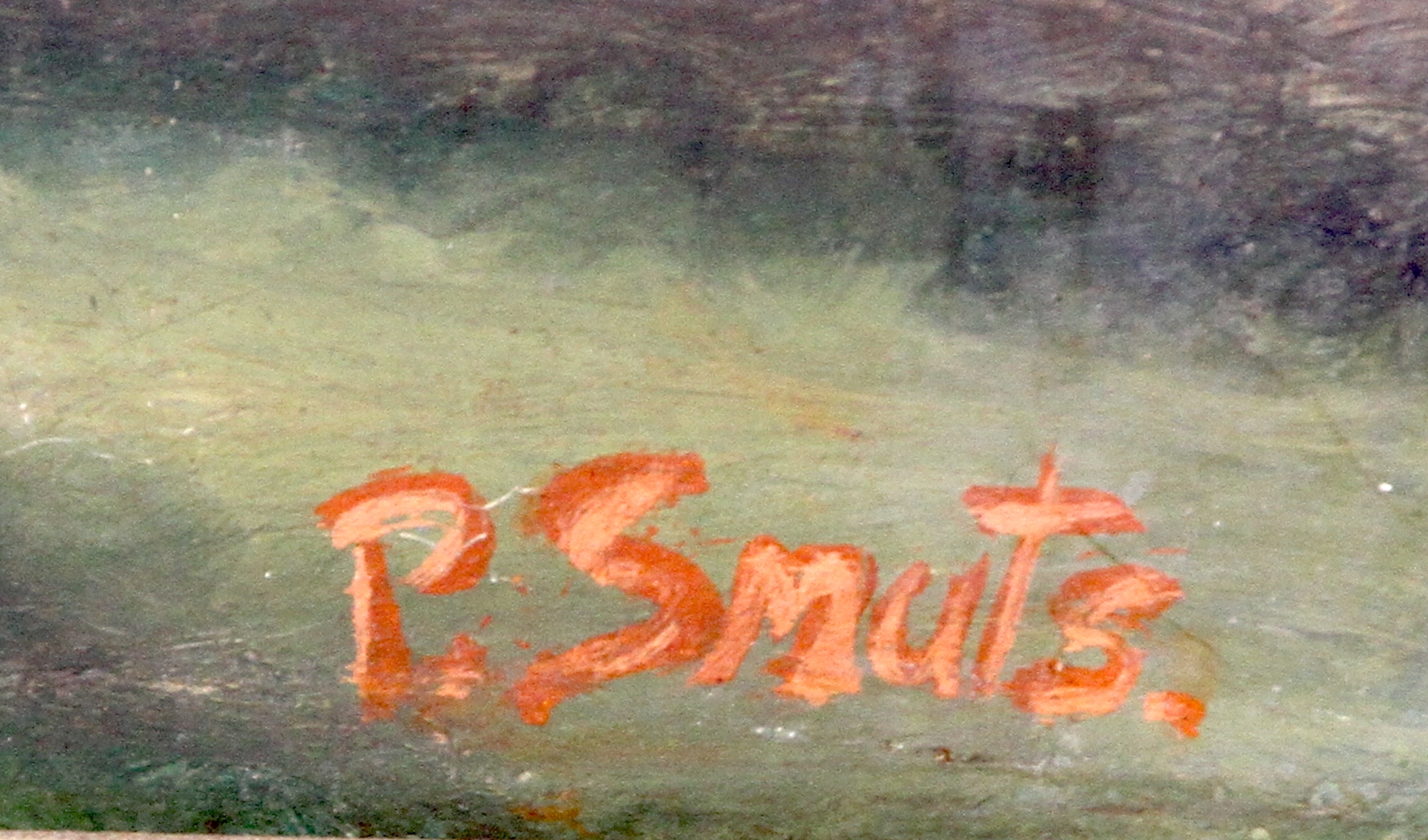 P. Smuts | VIEW OF THE GARDEN THROUGH THE TREES | MutualArt