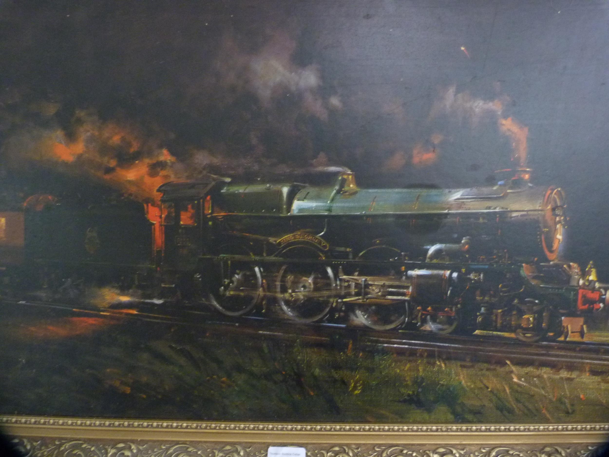 Terence Cuneo | King George V steam train | MutualArt