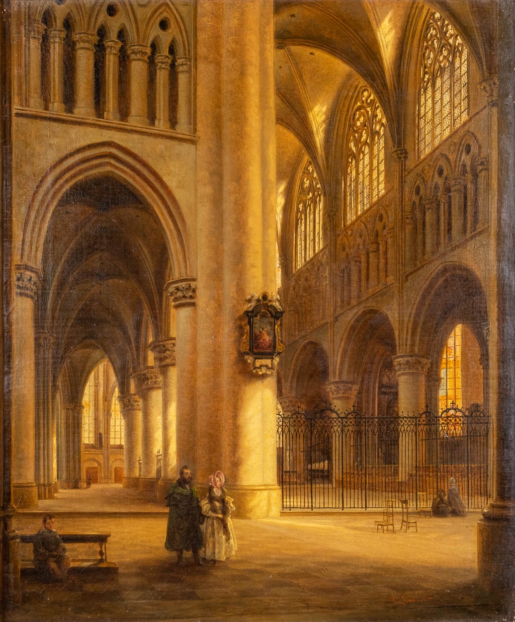 Jules Victor Genisson | Chruch Interior | MutualArt