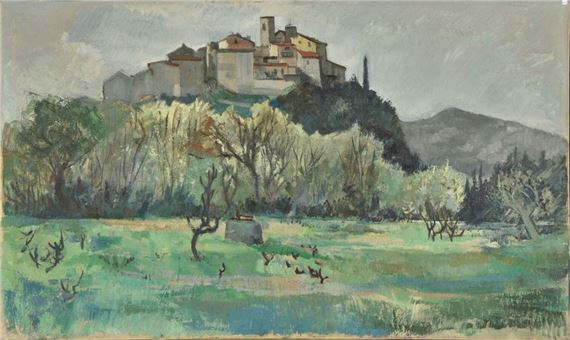 Jean Dulac | View of Biot. | MutualArt