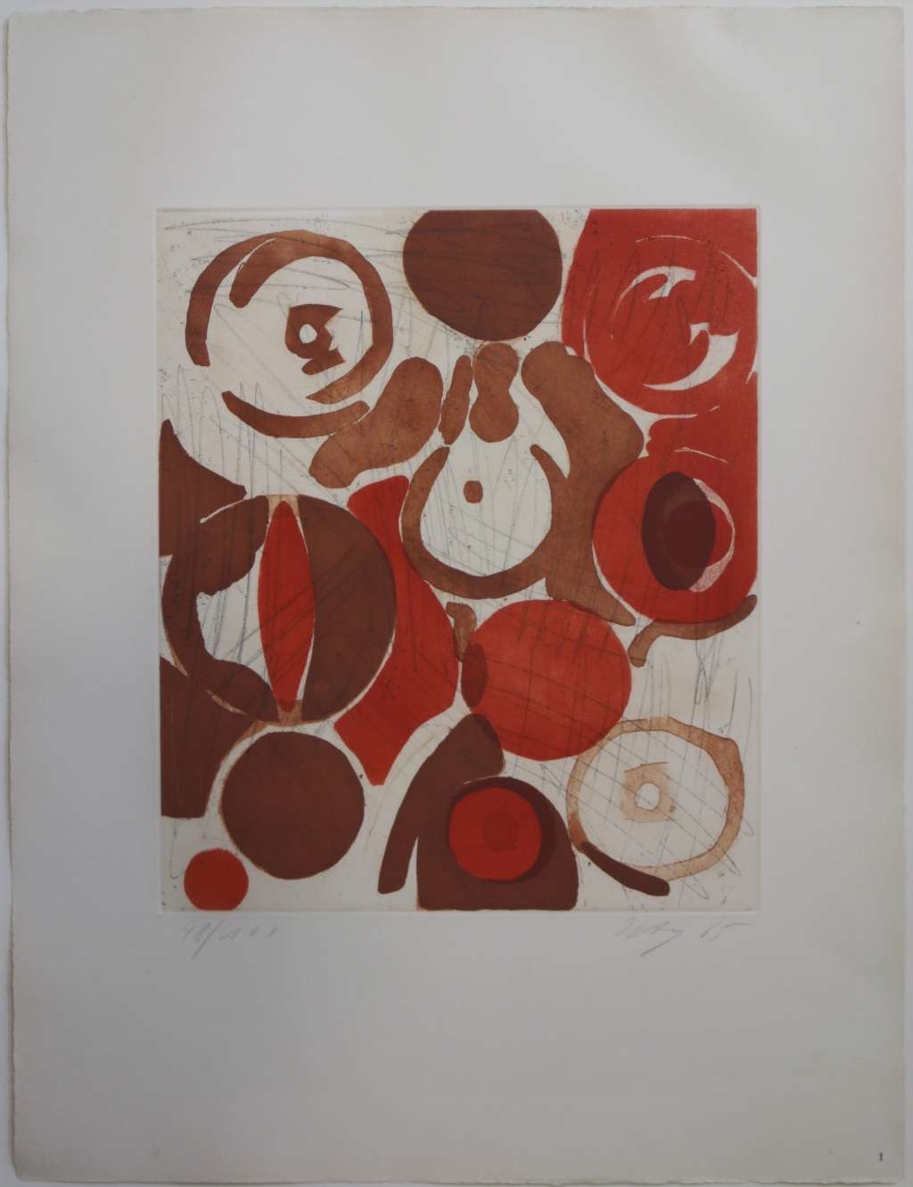 Ernst Wilhelm Nay | Die Wüste (1965) | MutualArt