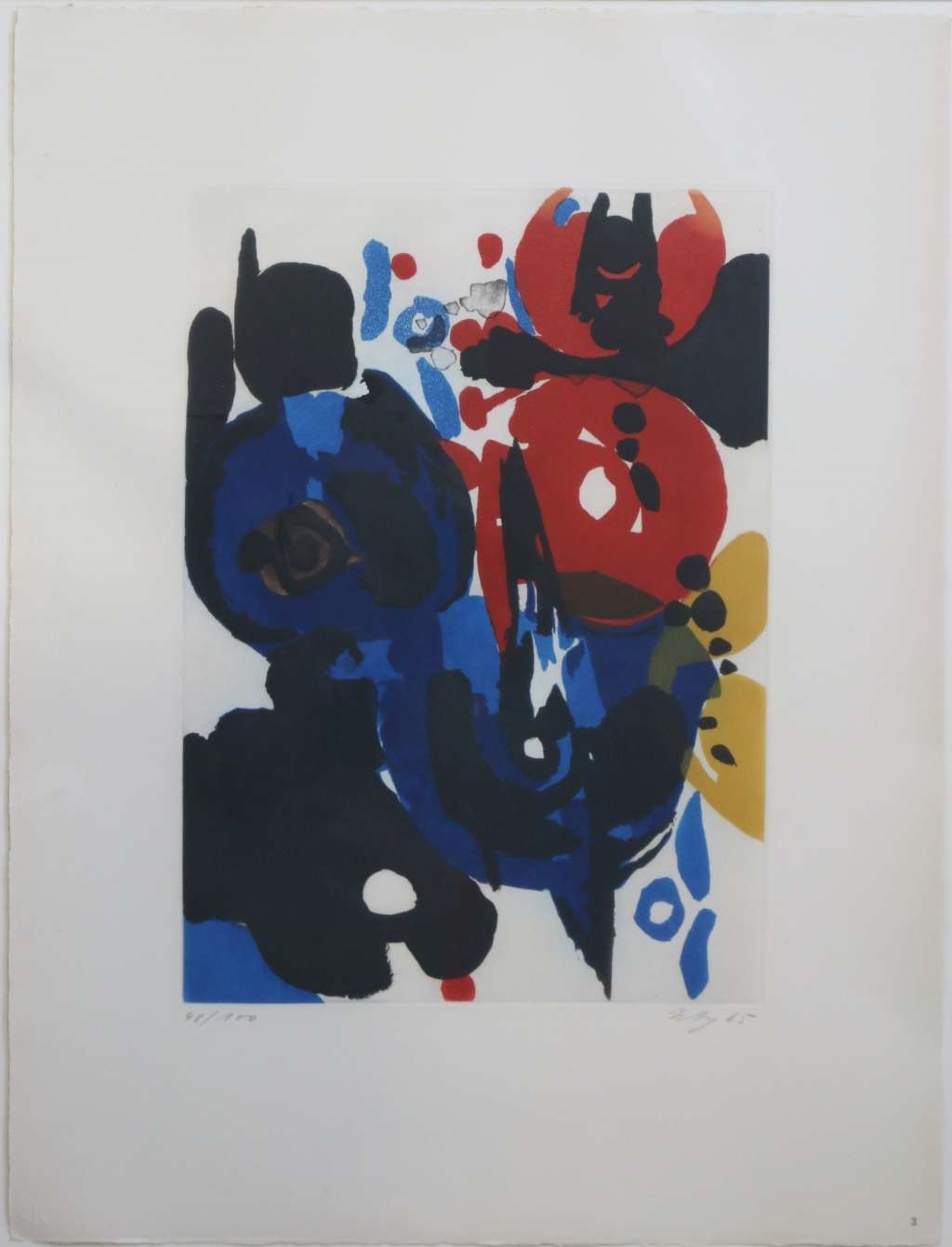 Ernst Wilhelm Nay | Eruption (1965) | MutualArt