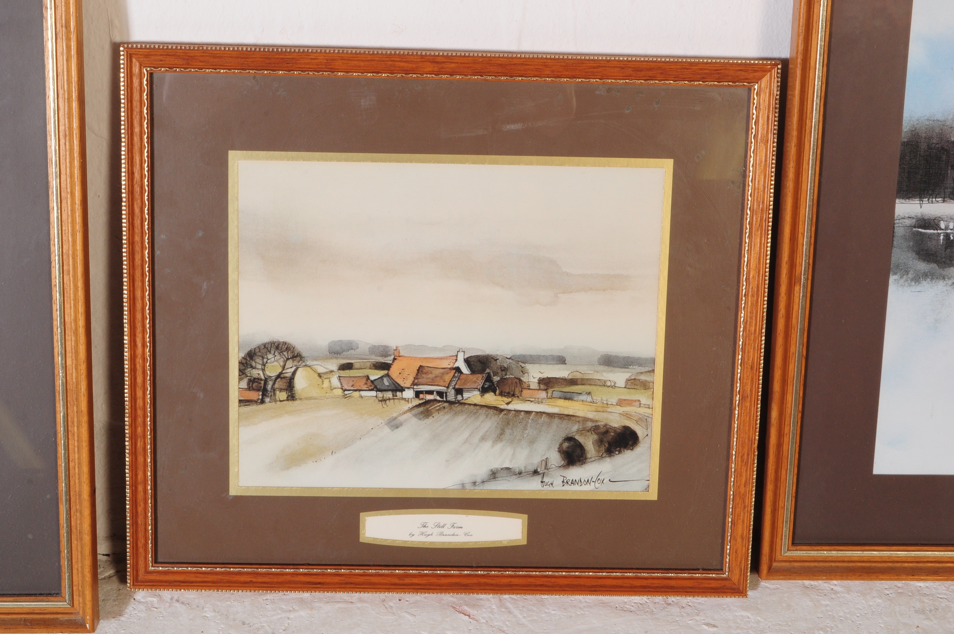Hugh Brandon-Cox | A selection of three framed and glazed print | MutualArt