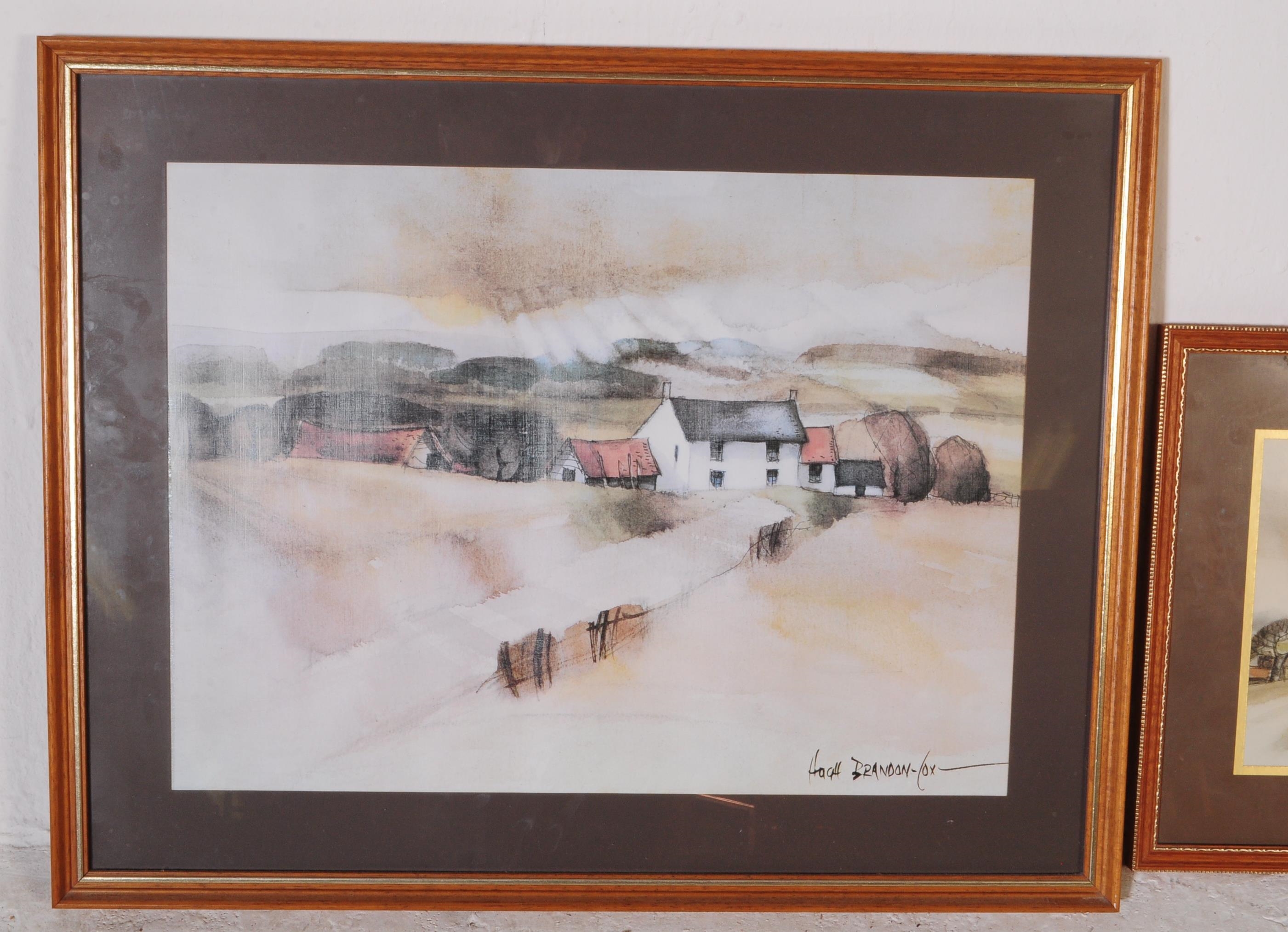Hugh Brandon-Cox | A selection of three framed and glazed print | MutualArt