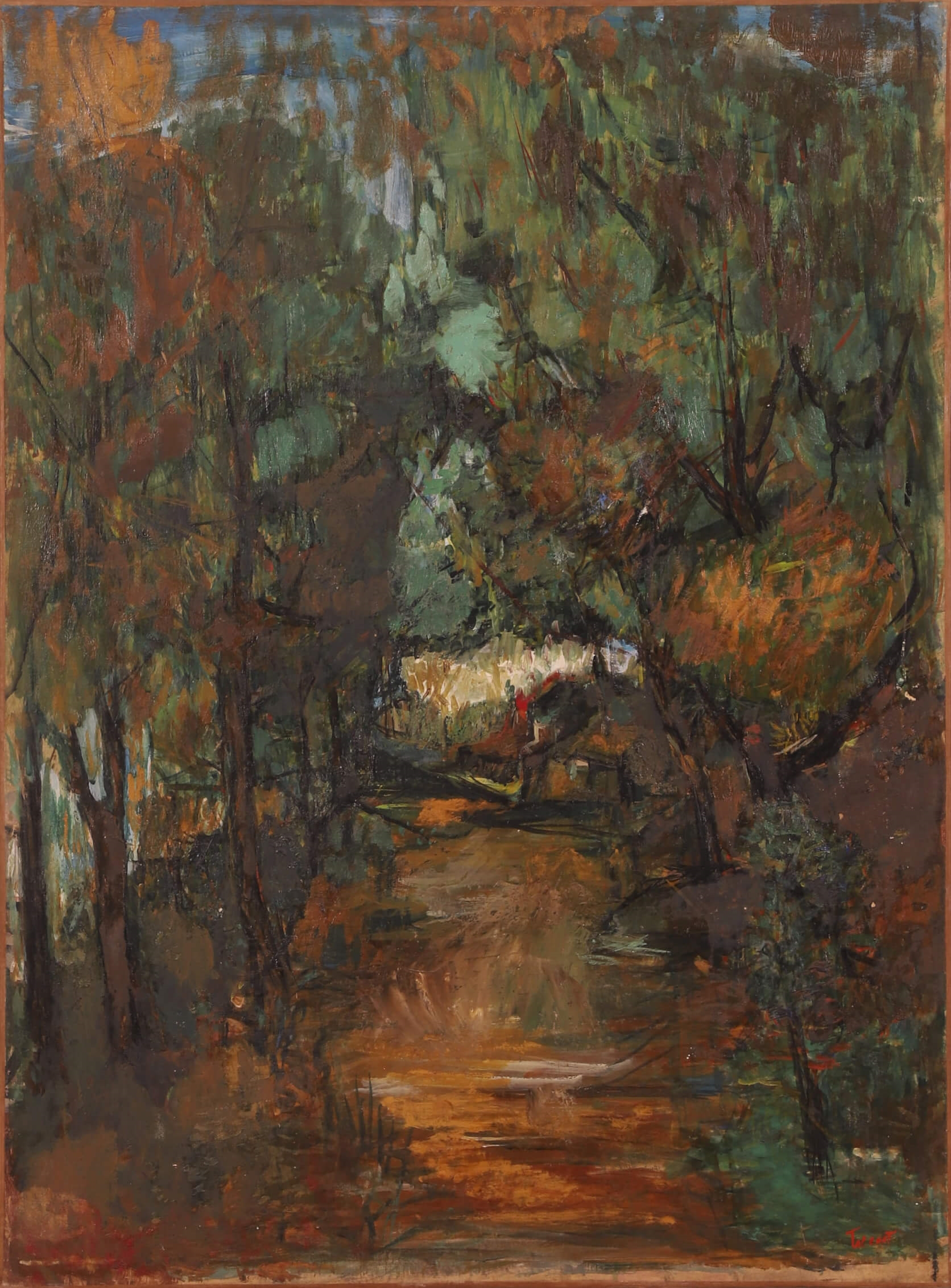 Pierre Tal-Coat | Composition gris-beige (1970 - 1980) | MutualArt