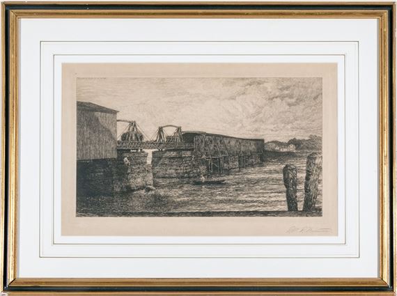 Robert R. Wiseman | Bridge Scene | MutualArt