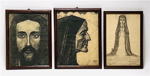 Jan Toorop | Jezus, Sint Gertrudis en oudere vrouw (20) | MutualArt