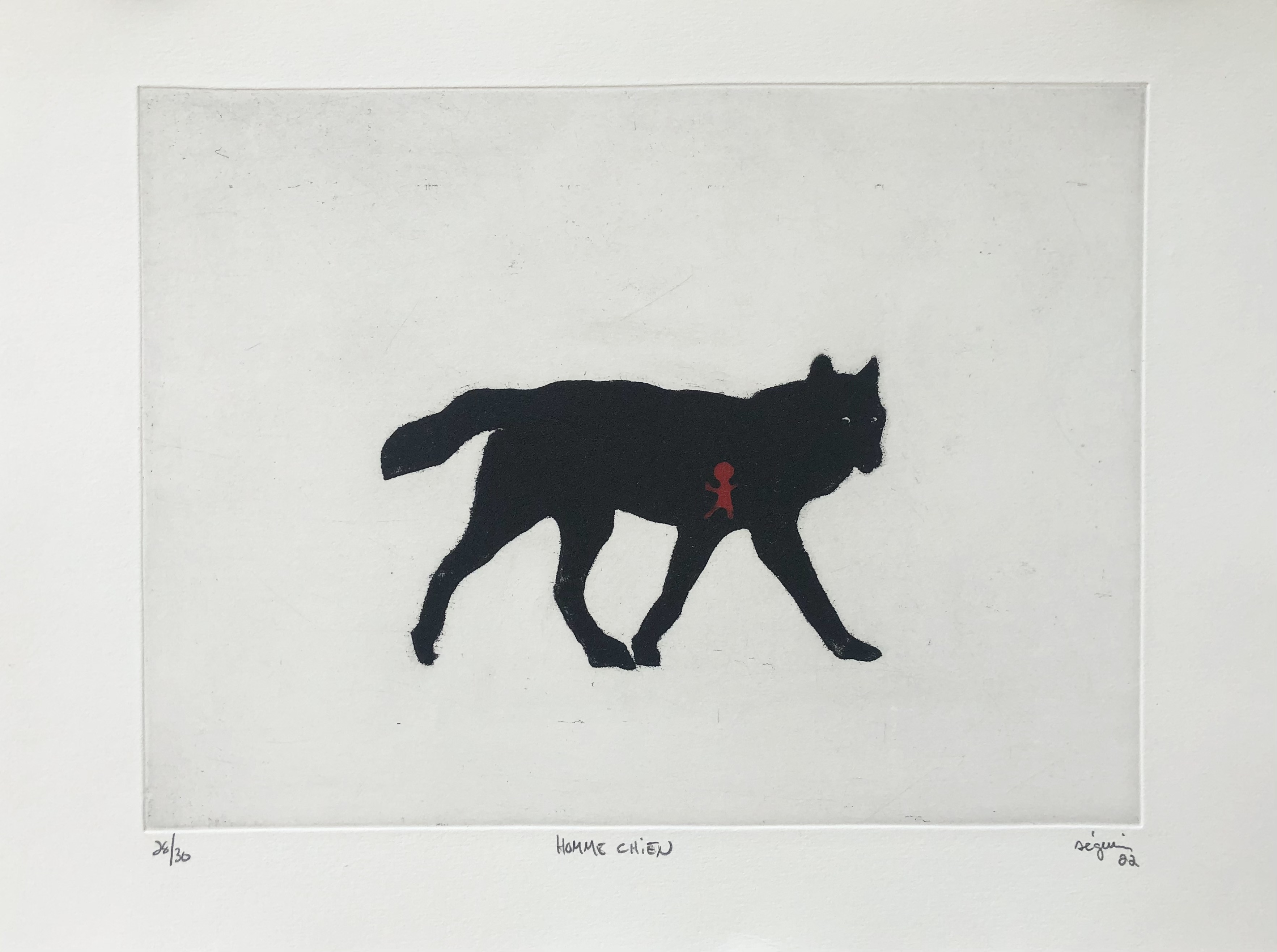 Marc Séguin | Homme-chien (2022) | MutualArt