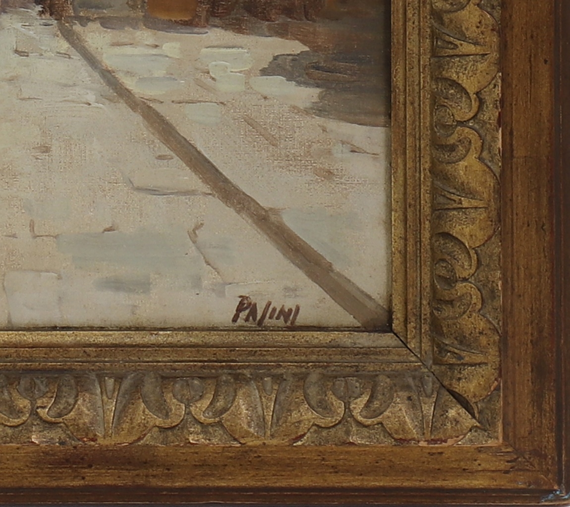 Lazzaro Pasini | An Italian street scene (1861) | MutualArt