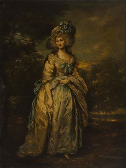 Thomas Gainsborough | Portrait of Lady Sophia Charlotte Sheffield full ...