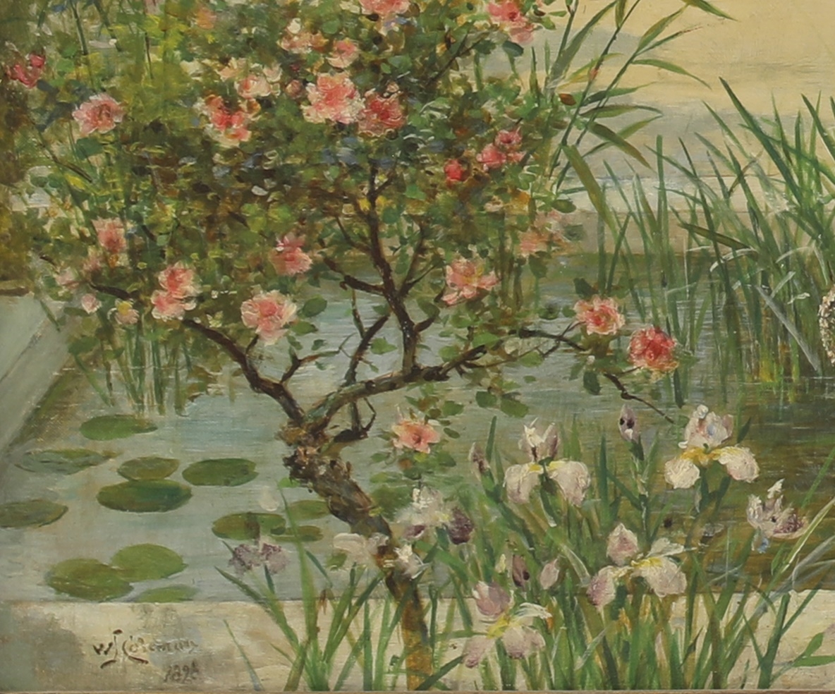 William Stephen Coleman | The fish pond (1898) | MutualArt