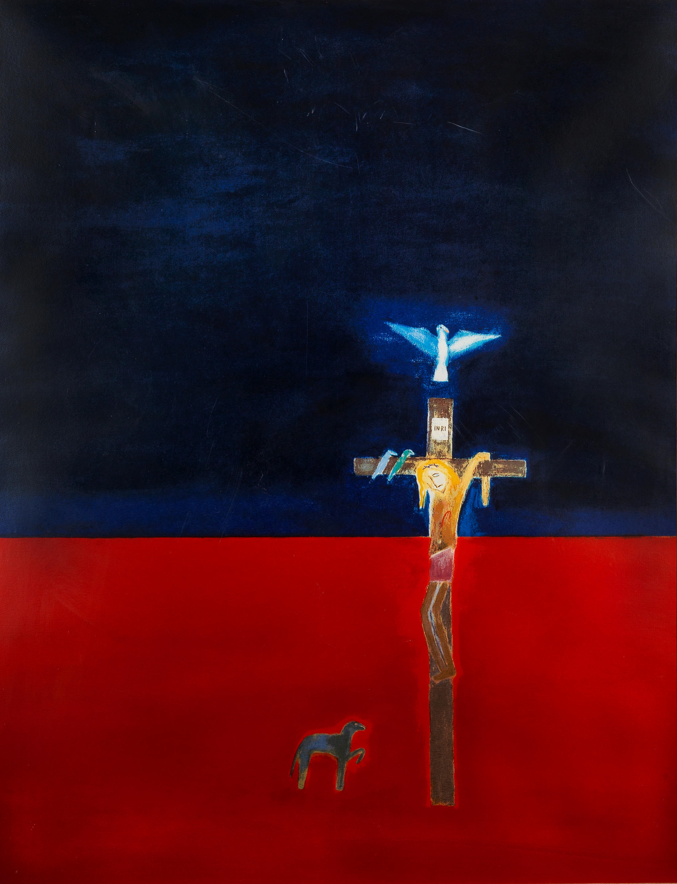 Craigie Aitchison | Crucifixion 2001 (2001) | MutualArt