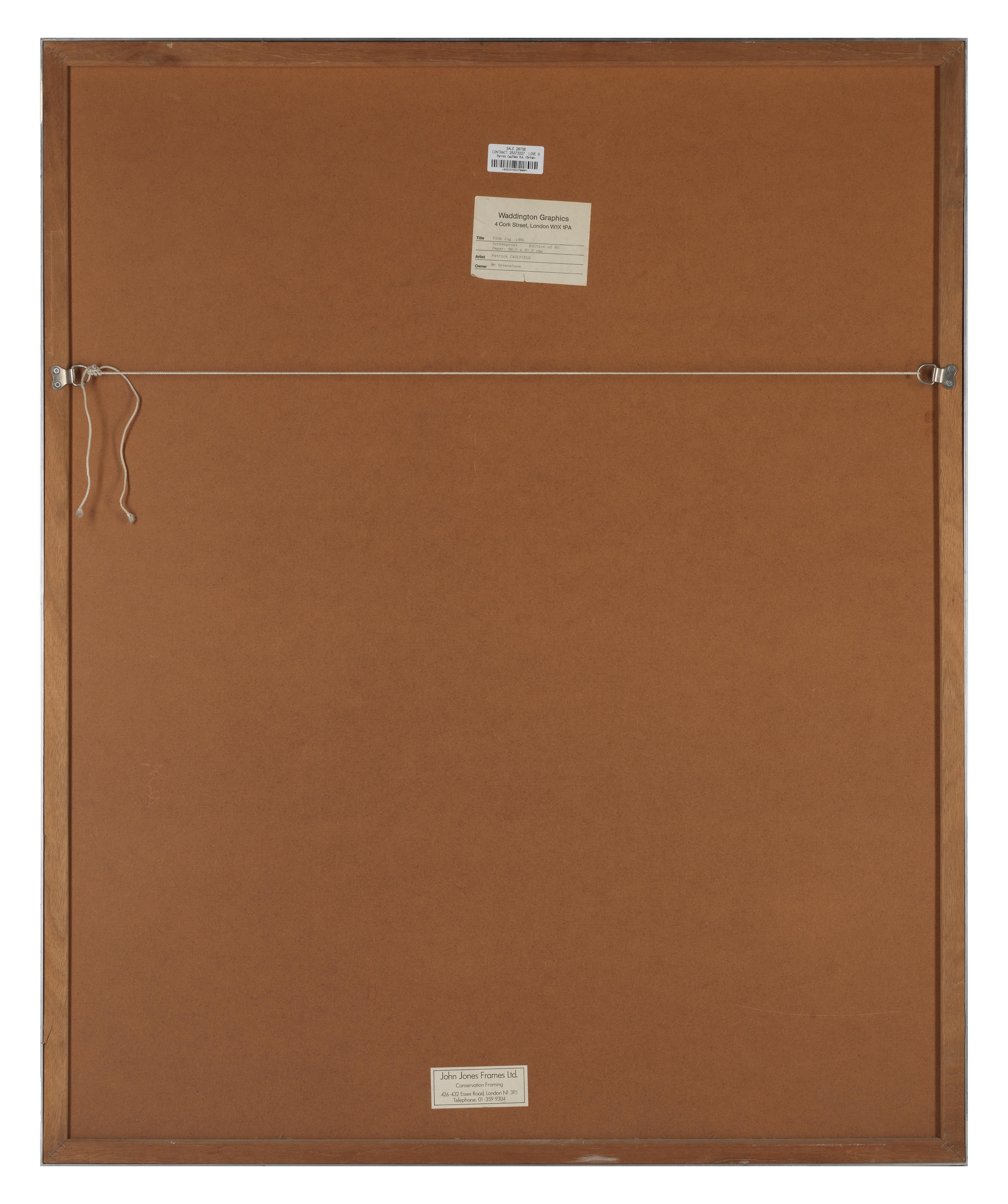 Patrick Caulfield | Pink Jug | MutualArt