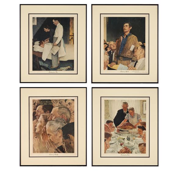 Norman Rockwell | Four Freedoms (1943) | MutualArt