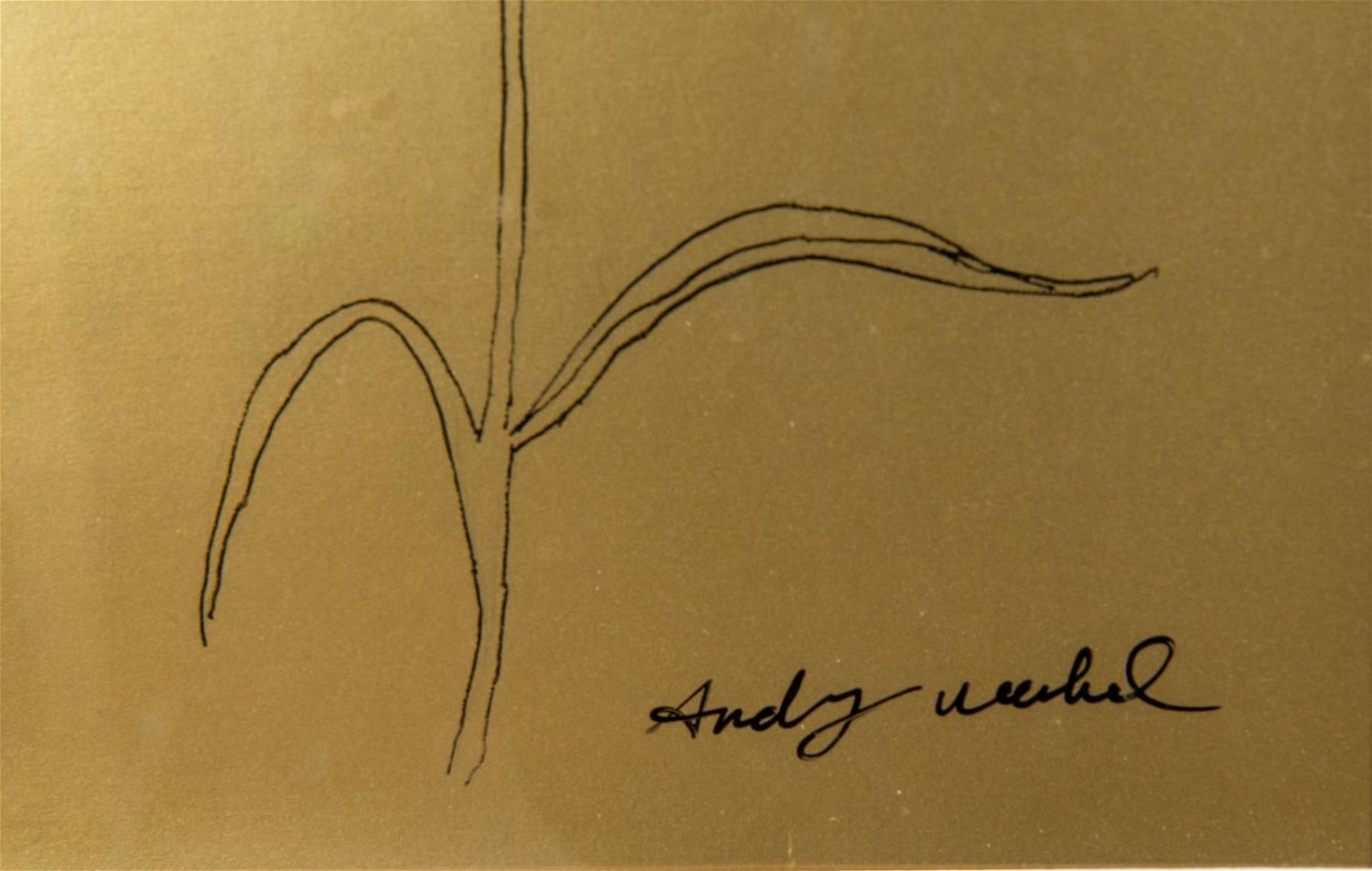 Andy Warhol | Gold Book | MutualArt