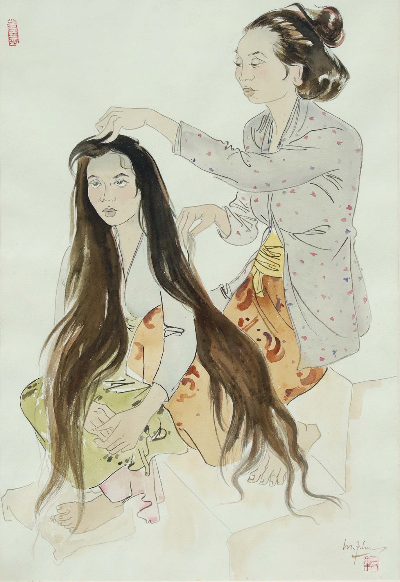 Lee Man Fong | Mencari Kutu (2023) | MutualArt