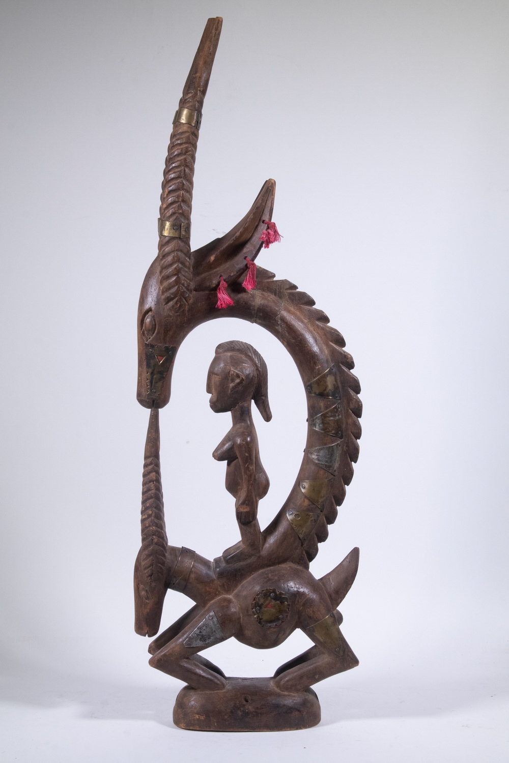African School | Chi-wara figure of an Antelope with a Woman inside ...