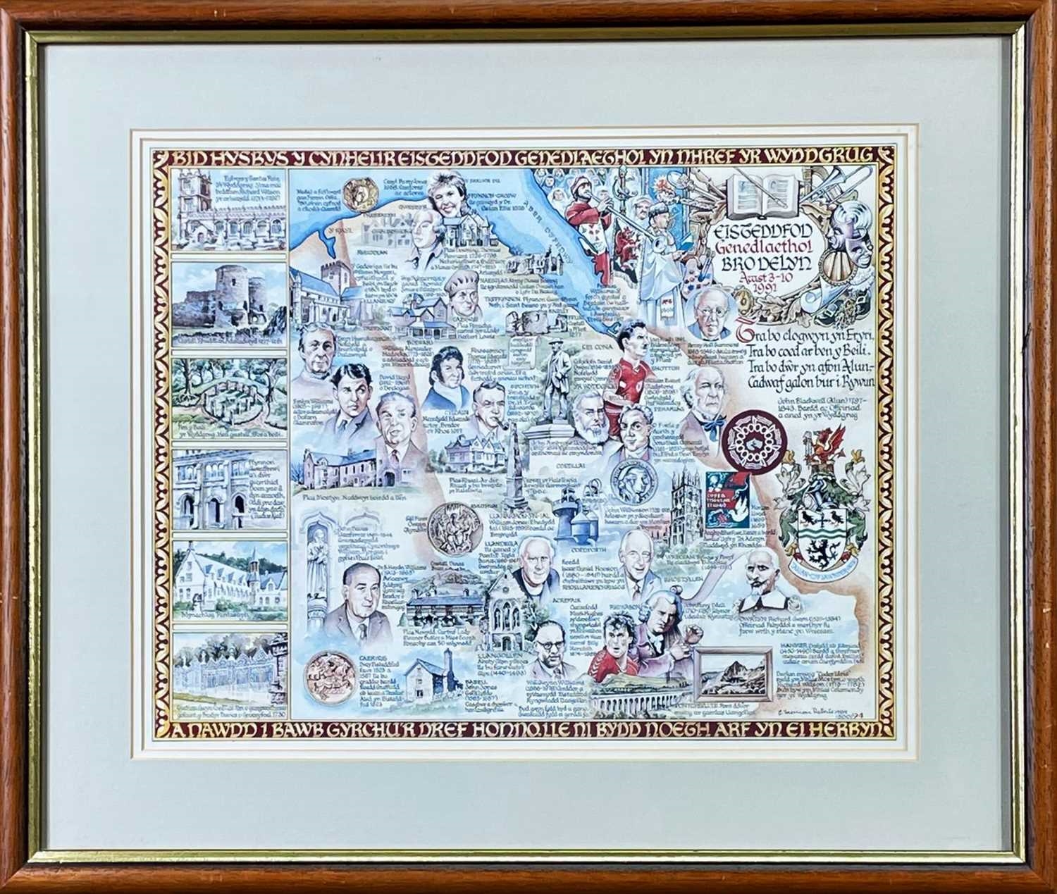 E. Meirion Roberts | set of three Eisteddfod prints | MutualArt