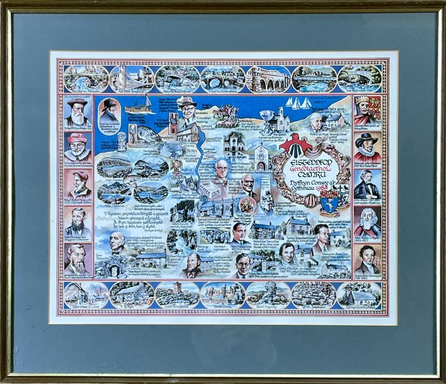 E. Meirion Roberts | set of three Eisteddfod prints | MutualArt