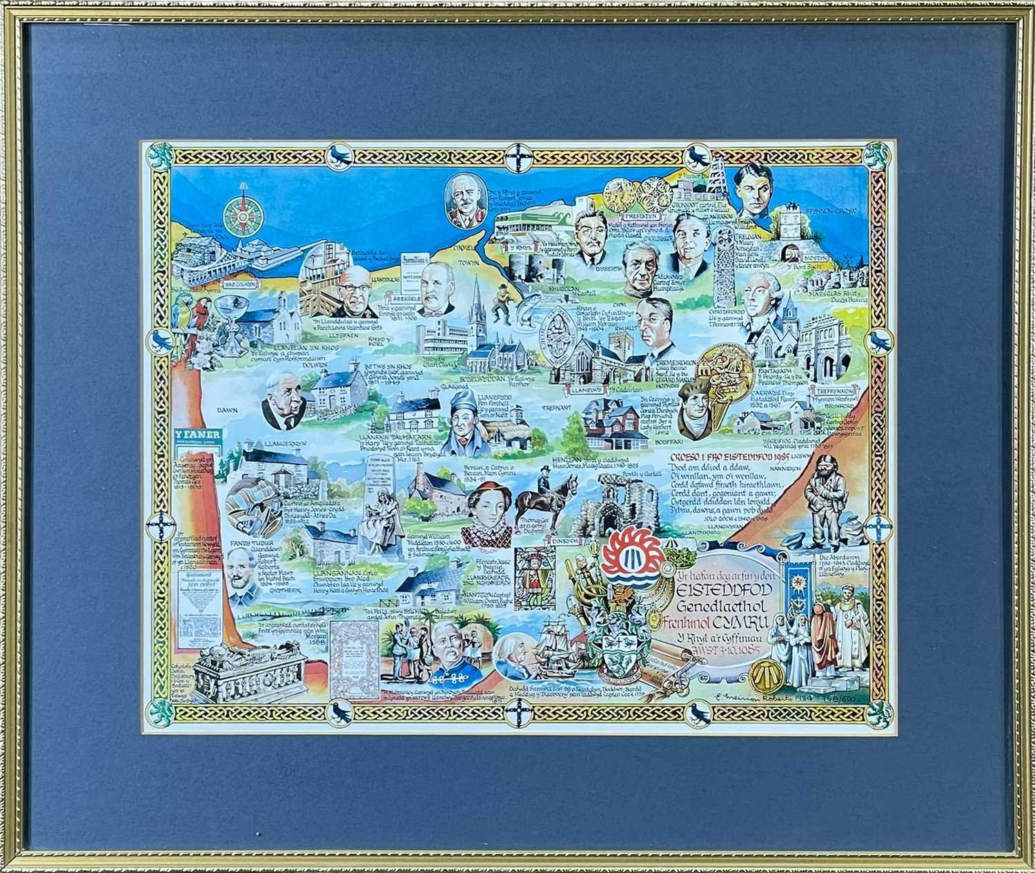 E. Meirion Roberts | set of three Eisteddfod prints | MutualArt