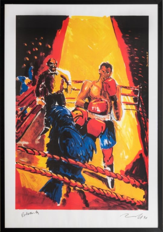 Jörg Immendorff | Boxkampf (90) | MutualArt