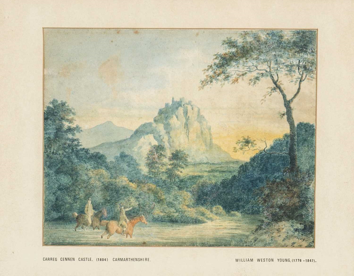 William Weston Young | Carreg Cennen Castle (1804) | MutualArt